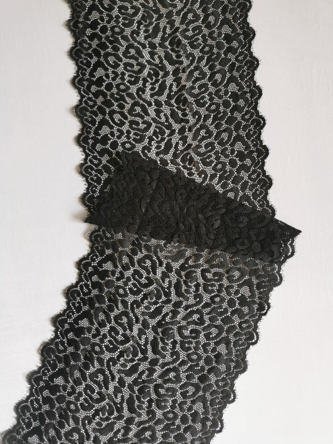 Leopard Elastic Stretch Lace Trim Skirt Hem Underwear Sewing Craft DIY ...