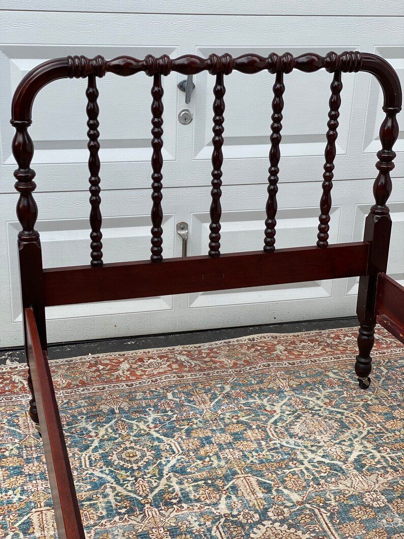 Antique Twin Size Spindle Spool Bed Frame - Etsy