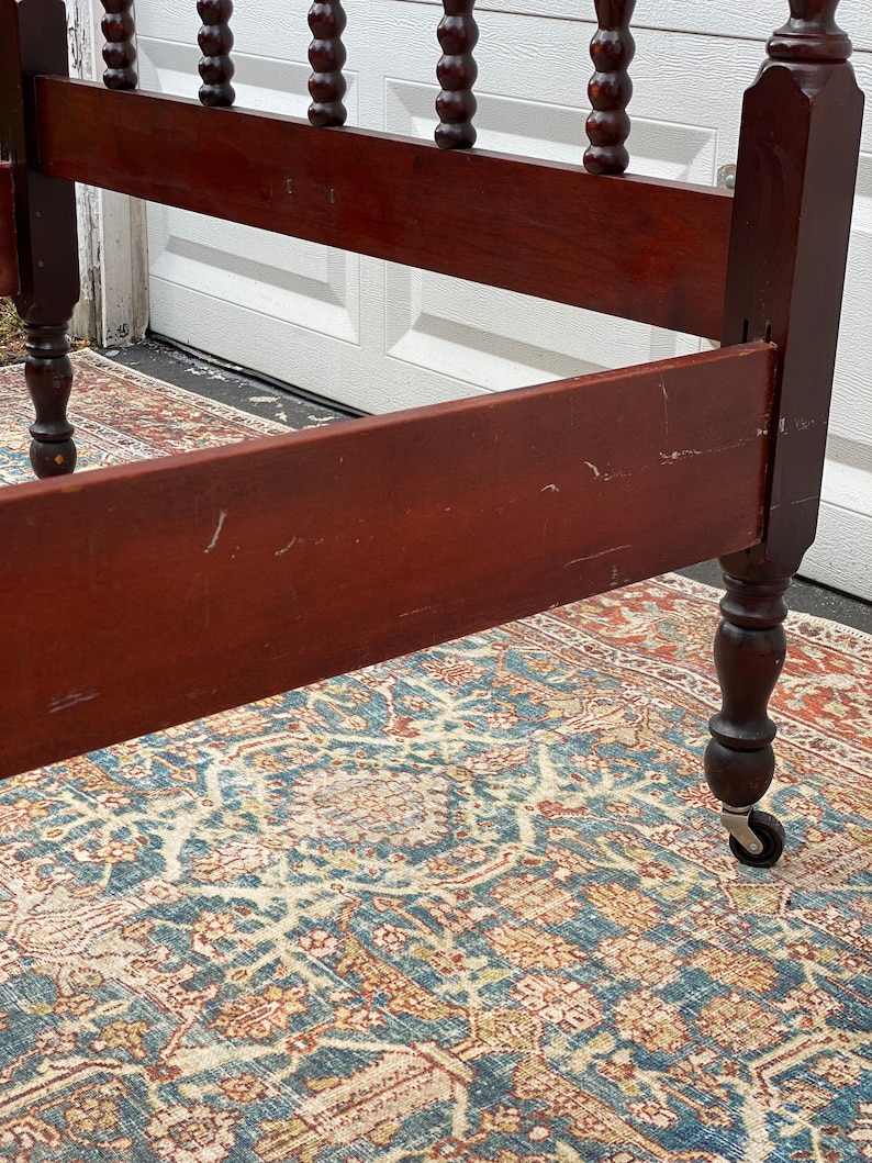 Antique Twin Size Spindle Spool Bed Frame - Etsy
