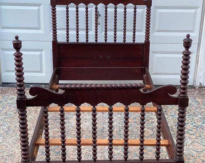 Antique Twin Size Spindle Spool Bed Frame - Etsy