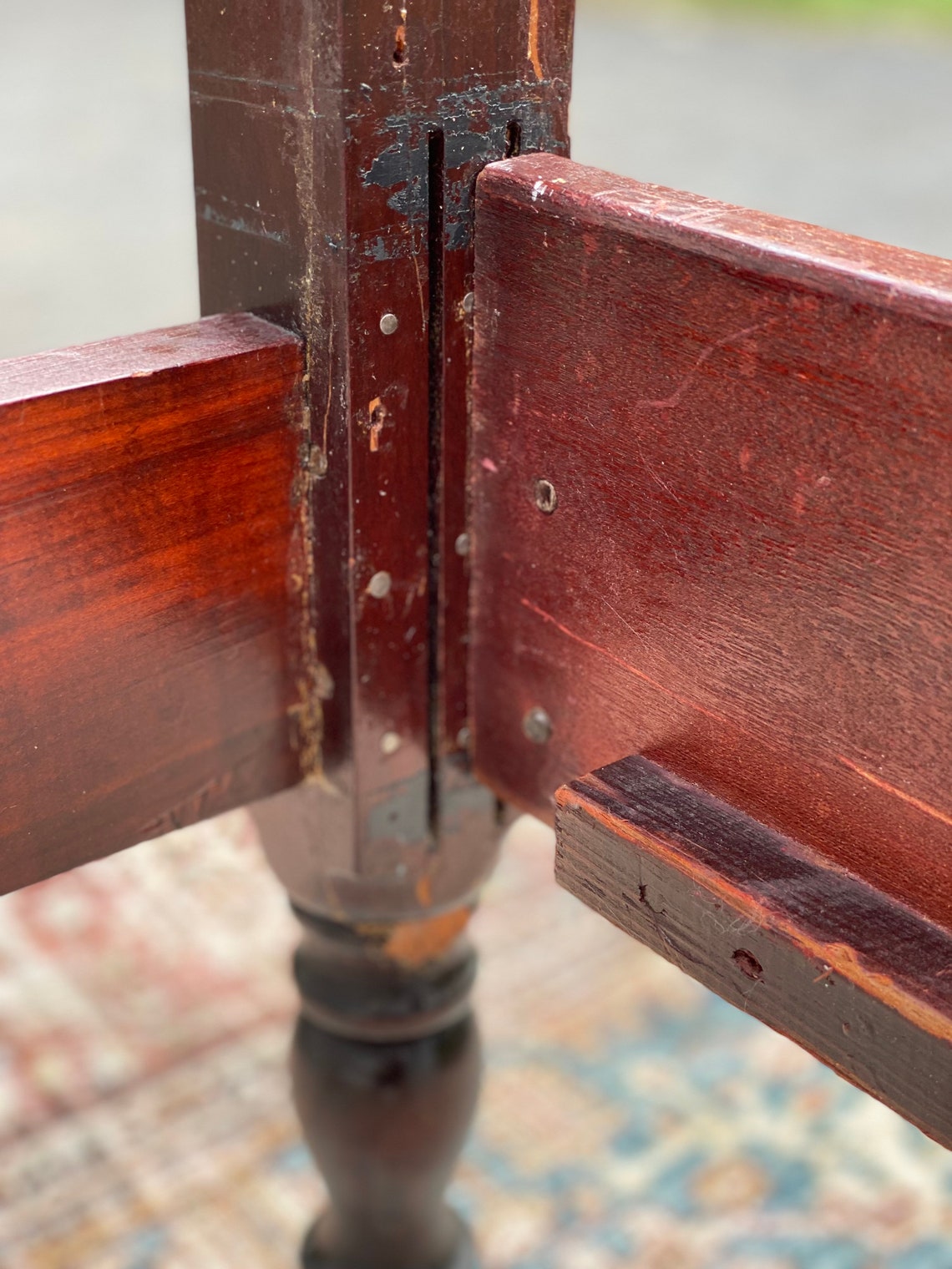 Antique Twin Size Spindle Spool Bed Frame - Etsy