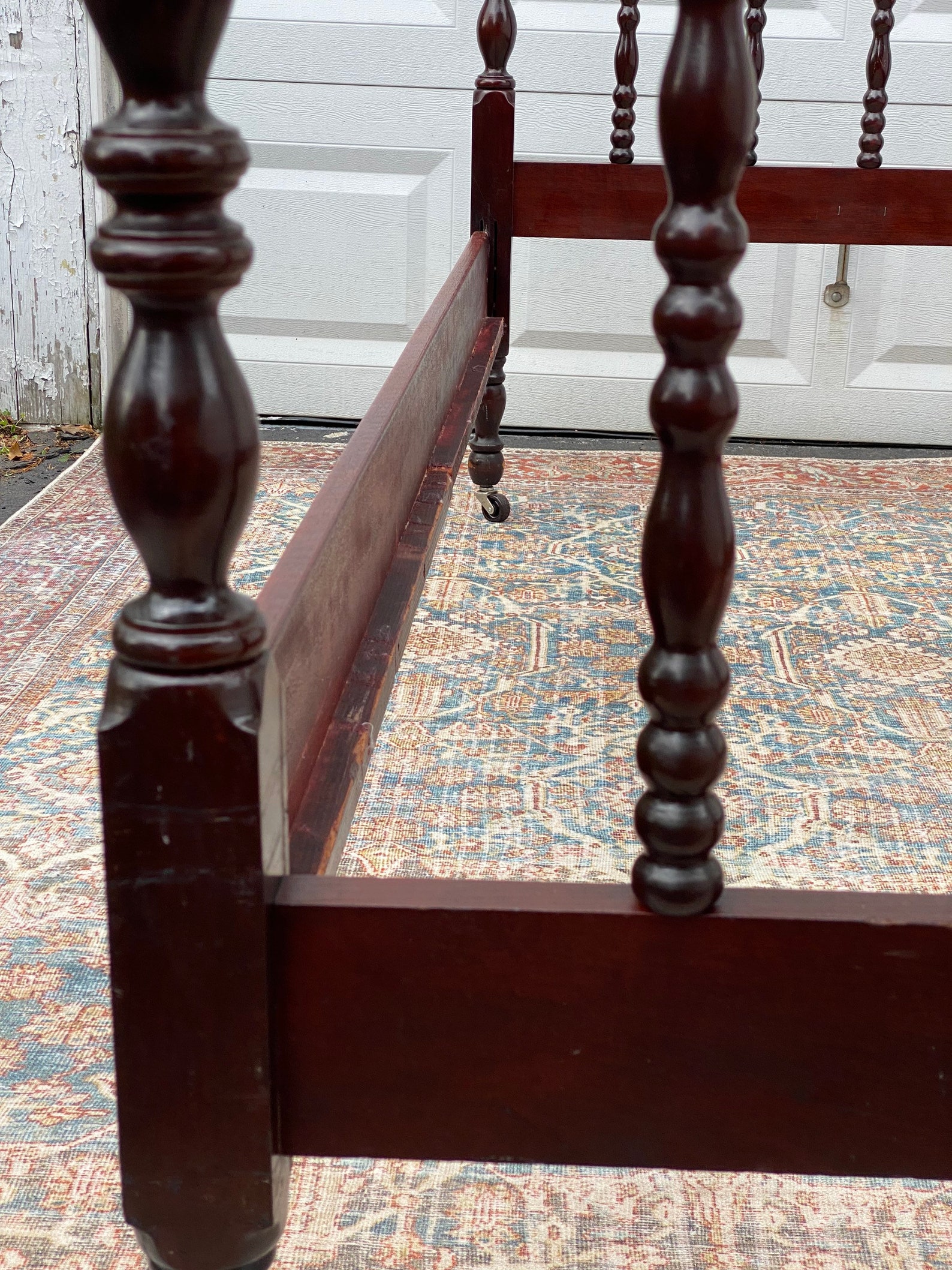 Antique Twin Size Spindle Spool Bed Frame - Etsy