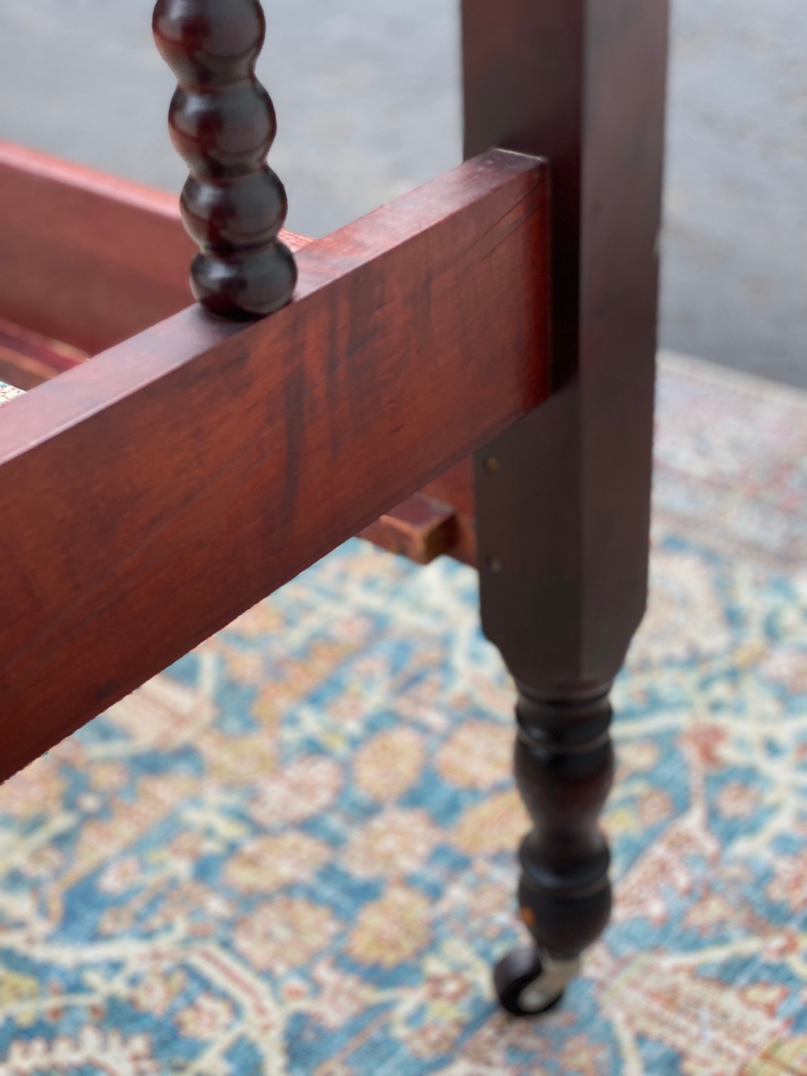 Antique Twin Size Spindle Spool Bed Frame - Etsy