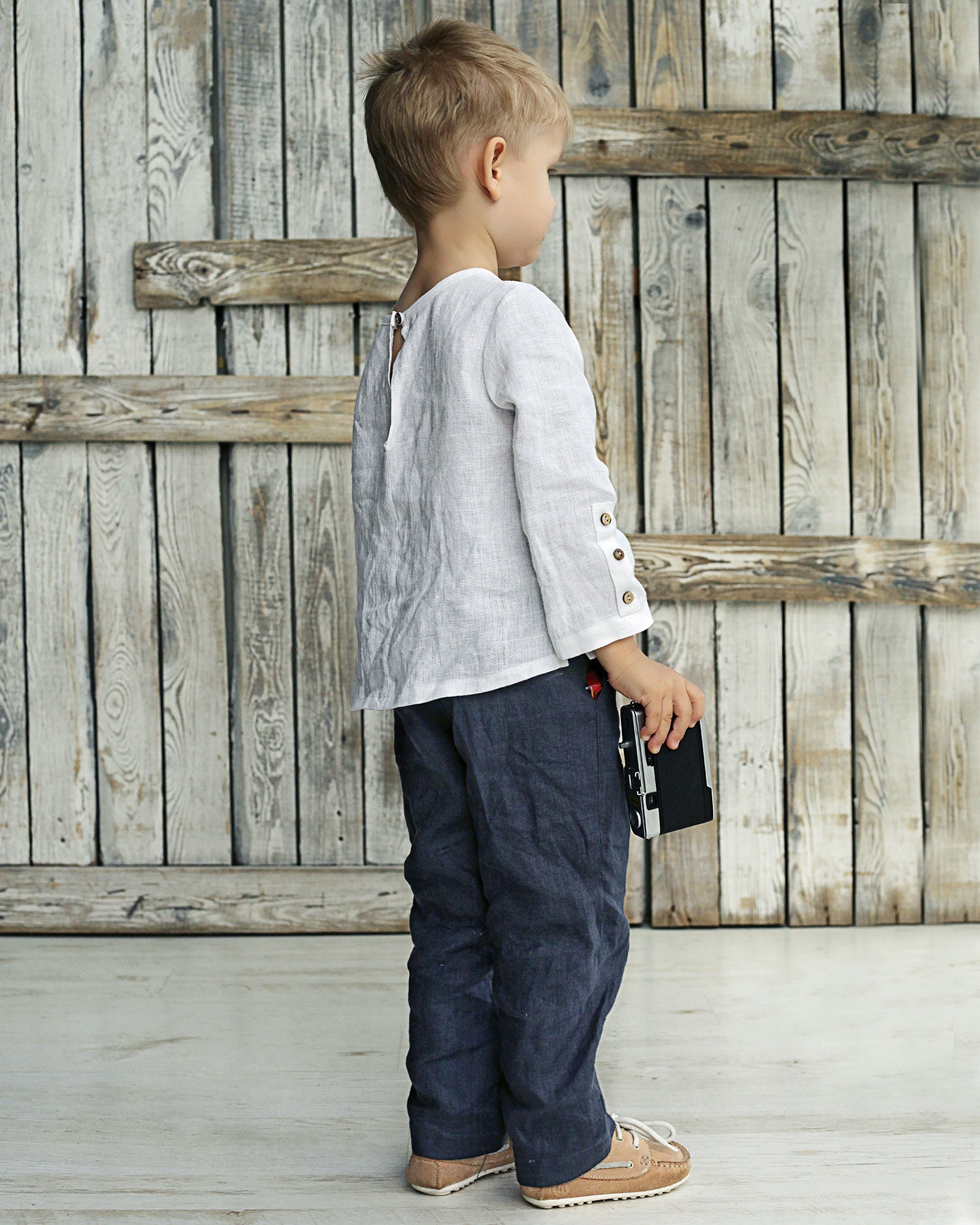 Ready to Ship Boys Linen Shirt Boys Long Sleeve Shirts - Etsy