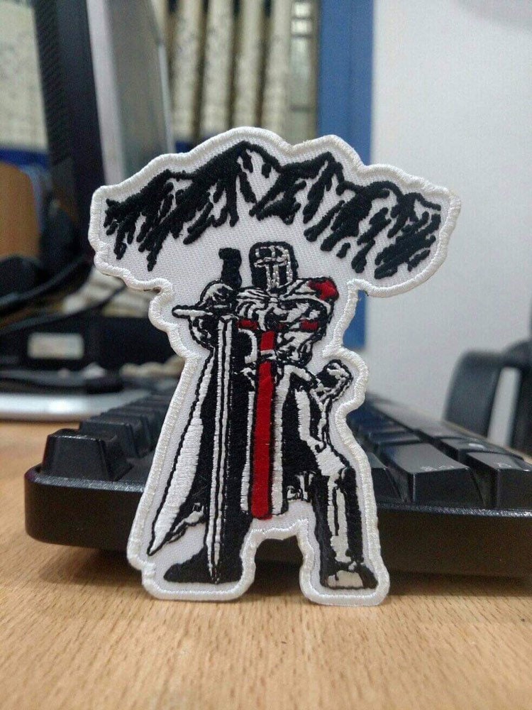 Knights templar patch | Etsy