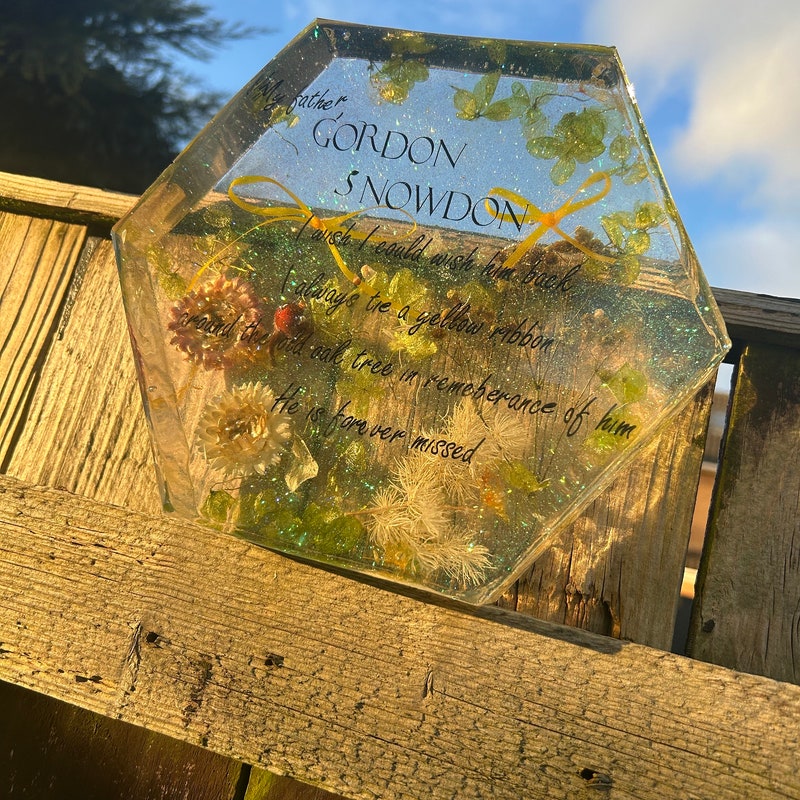 Epoxy Resin Memorial Headstone - Etsy