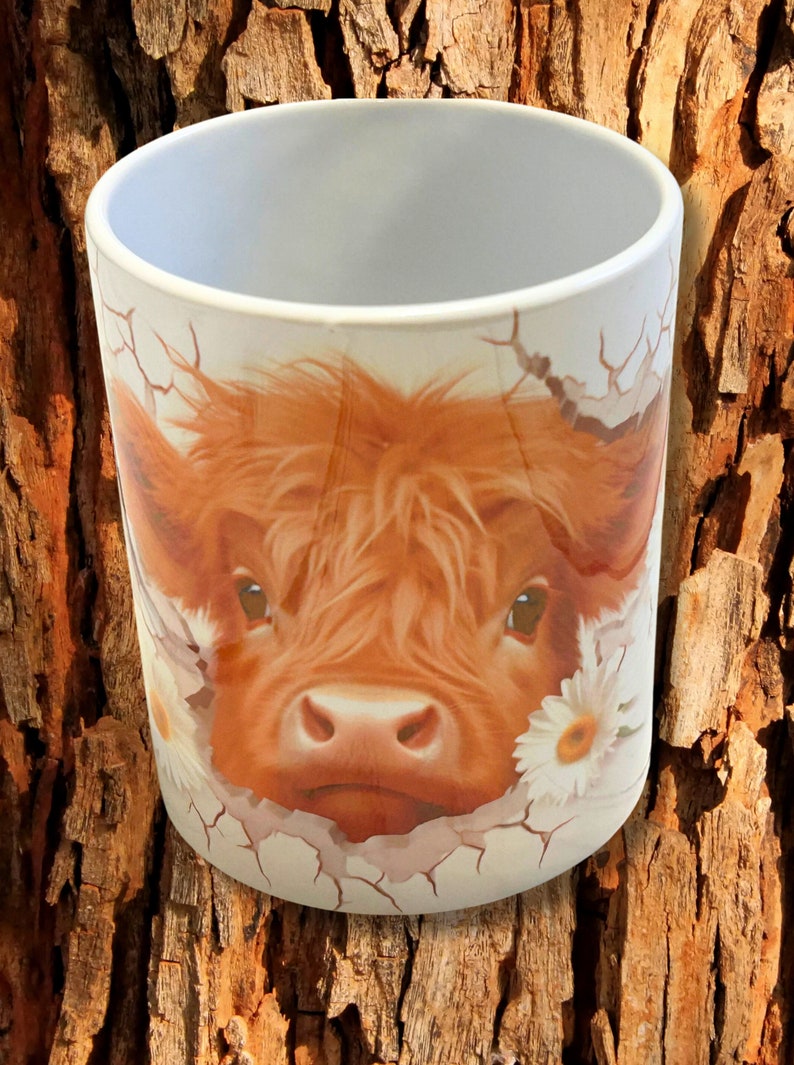 Highland Cow Mug, Highland Cow Gifts, Highland Coo Mug, Scottish Mug ...