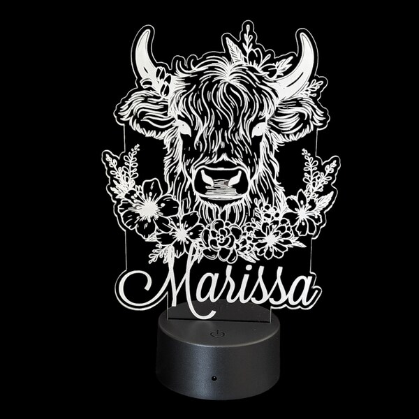 Cow Night Light - Etsy