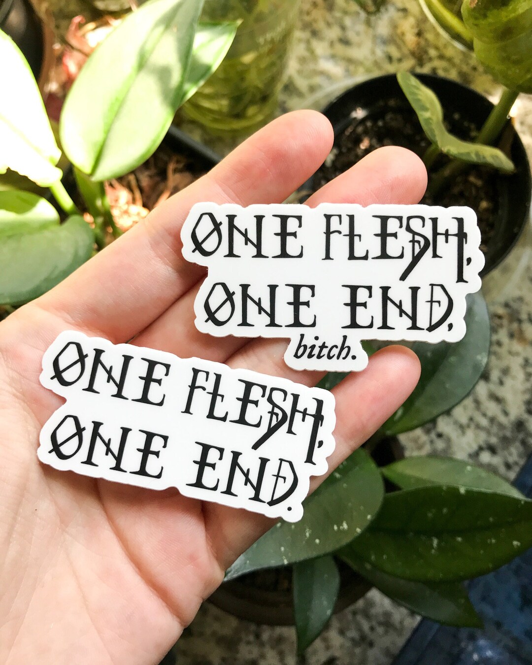 Gideon the Ninth Sticker, Gideon Nav Sticker, One Flesh One End Sticker ...