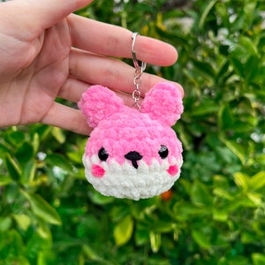 Crochet Bunny Keychain, Crochet Easter Bunny, Rabbit Keychain, Bunny ...