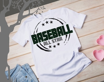 Baseball All Star Shirt Design - Etsy