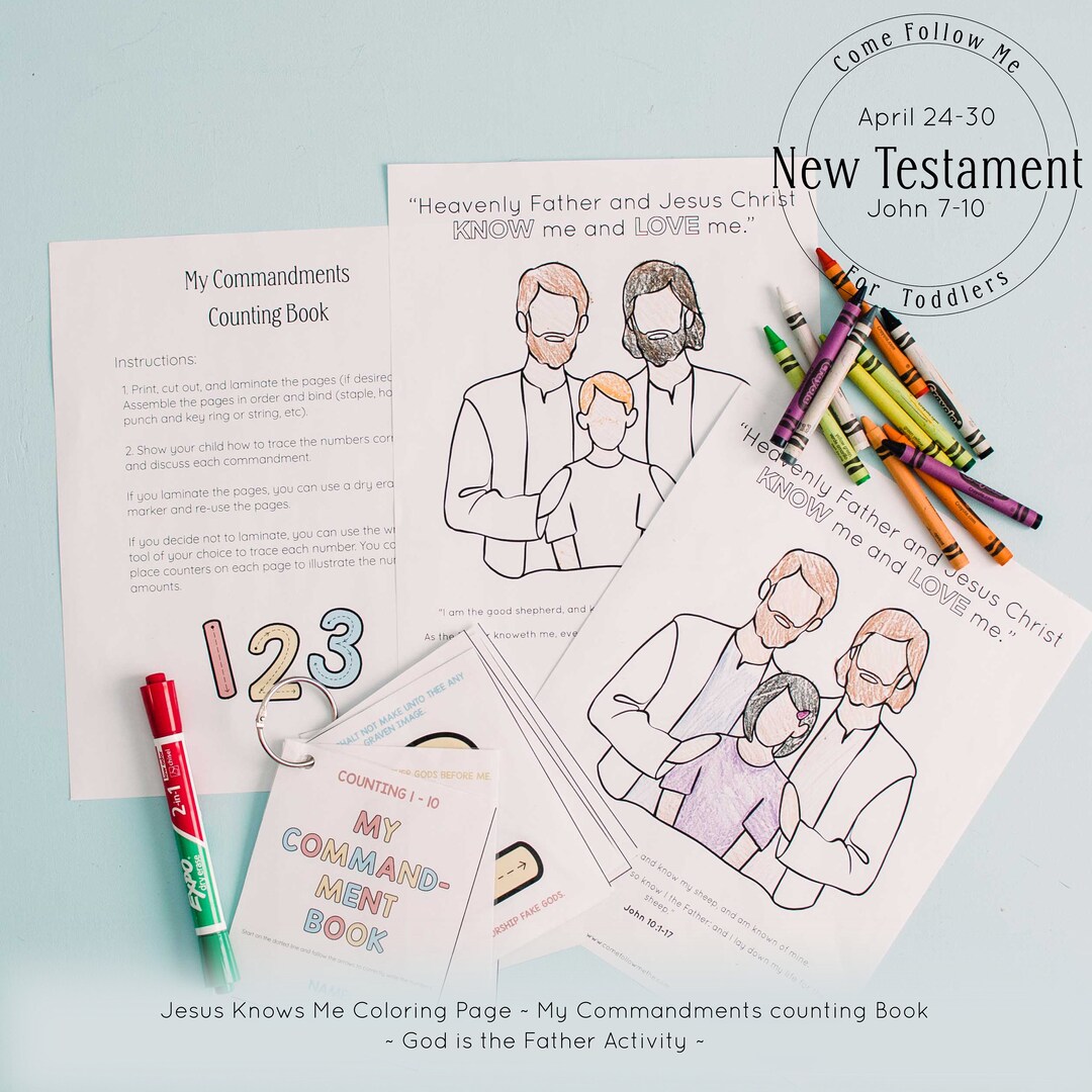 Come Follow Me Primary 2023 TODDLER: New Testament Lesson 18 Apr 24 Apr ...