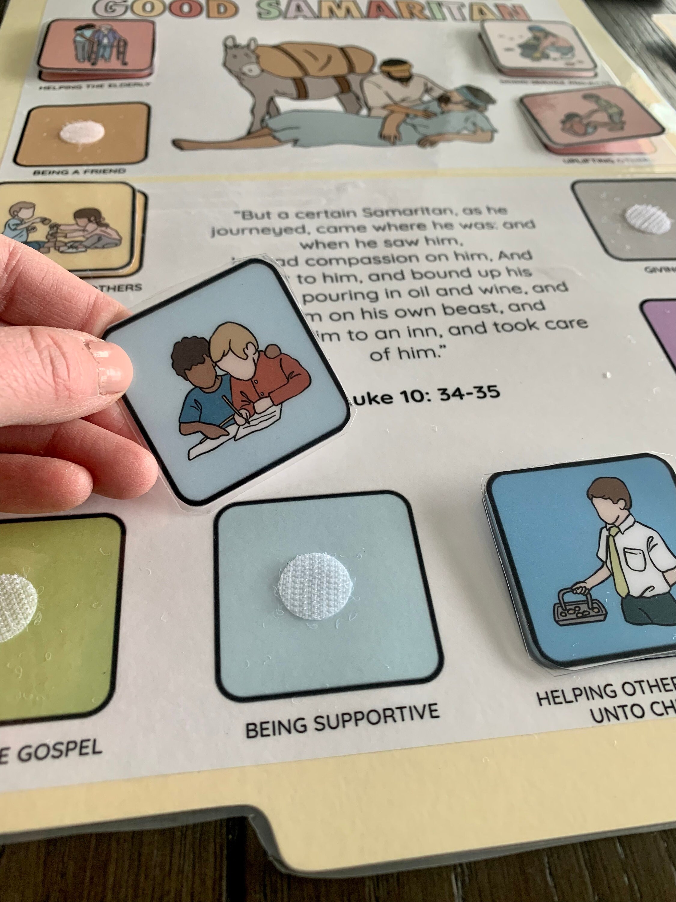 Good Samaritan File Folder Game // New Testament Study, New Testament ...