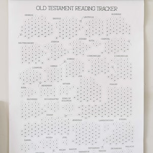 Old Testament 2022 Reading Tracker (bee Design) - Etsy