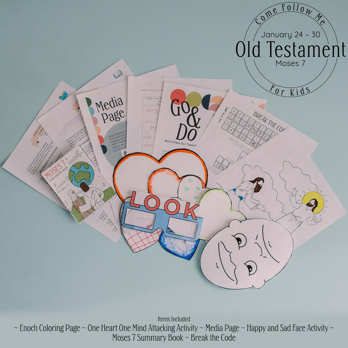 Come Follow Me Primary 2022 STANDARD: Old Testament Lesson 5 - Etsy