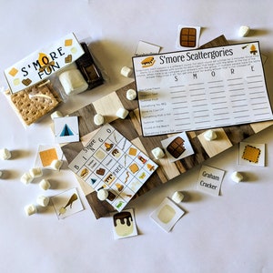 S'more Games // Summer Game Night, Summer Treat, Fireside, Campfire ...