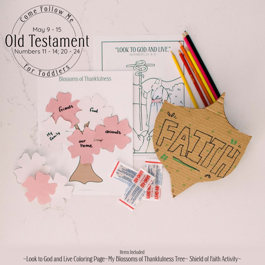 Come Follow Me Primary 2022 TODDLER: Old Testament Lesson 20 May 9-may ...