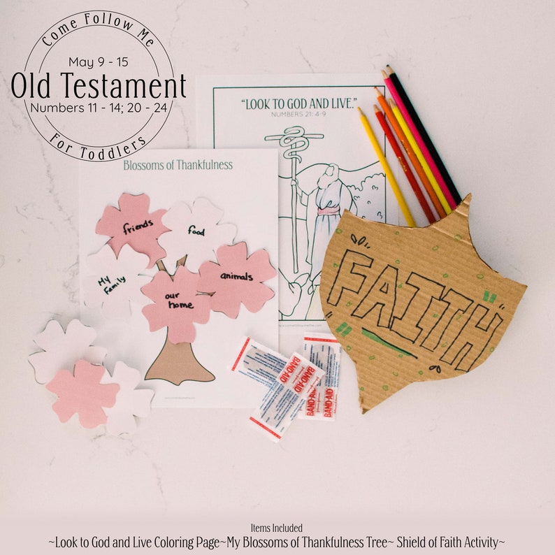 Come Follow Me Primary 2022 TODDLER: Old Testament Lesson 20 - Etsy