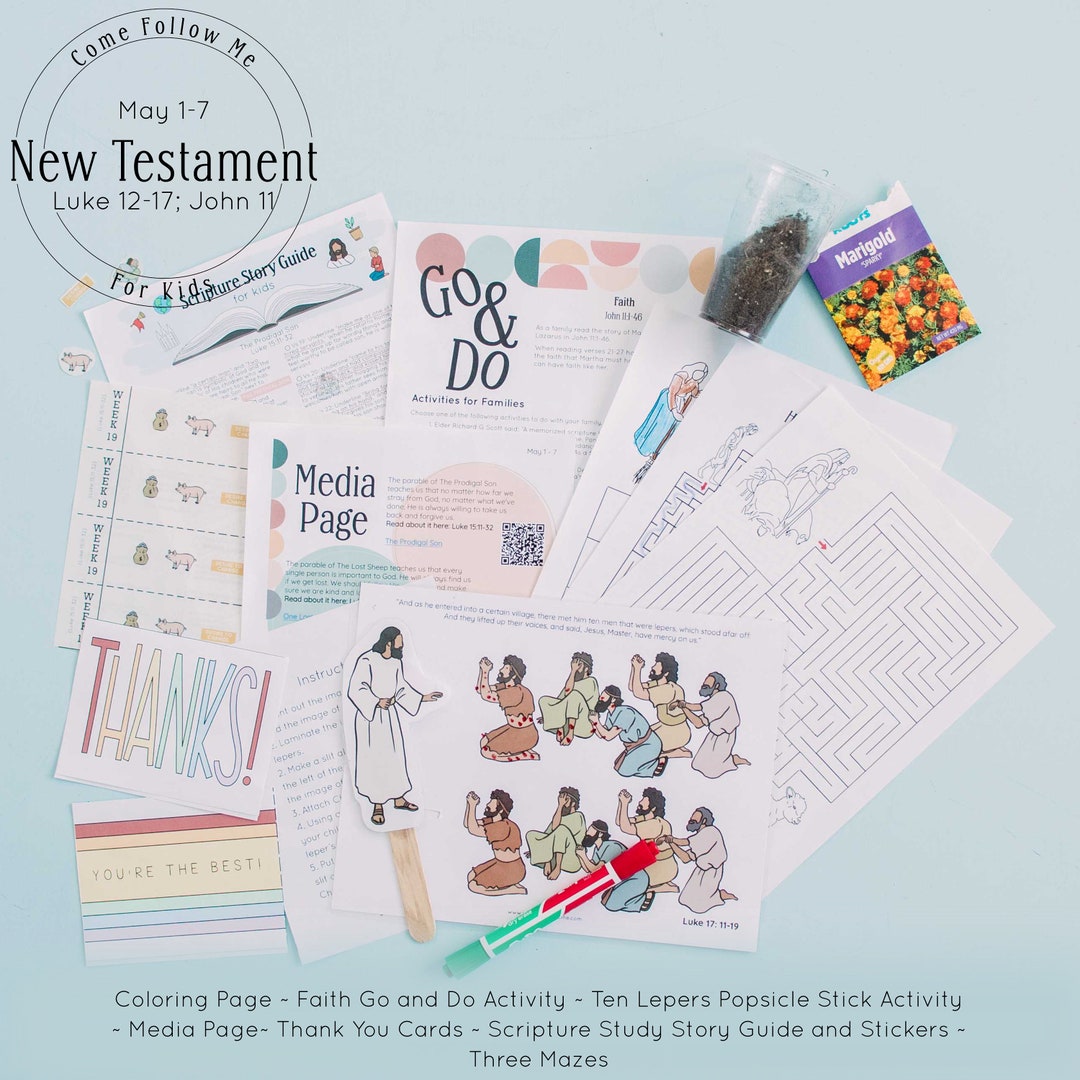 Come Follow Me Primary 2023 ELEMENTARY: New Testament Lesson 19 May 1 ...