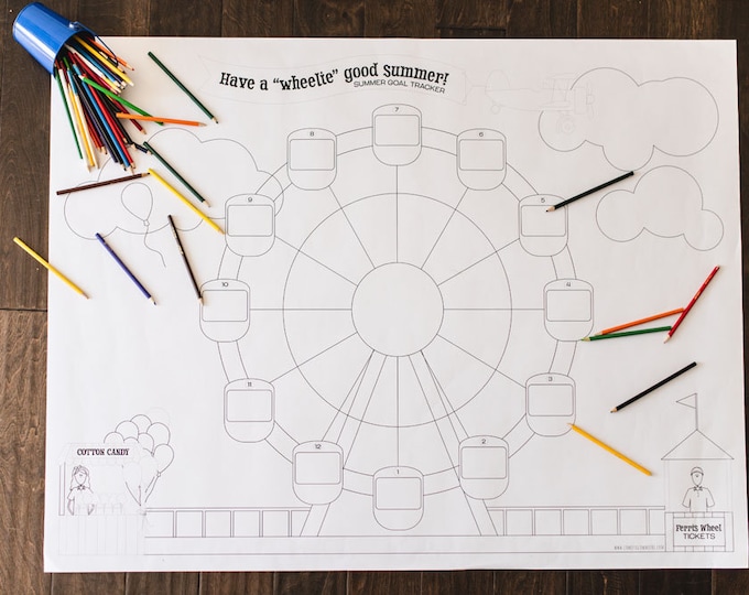 Summer Goal Tracker - Etsy