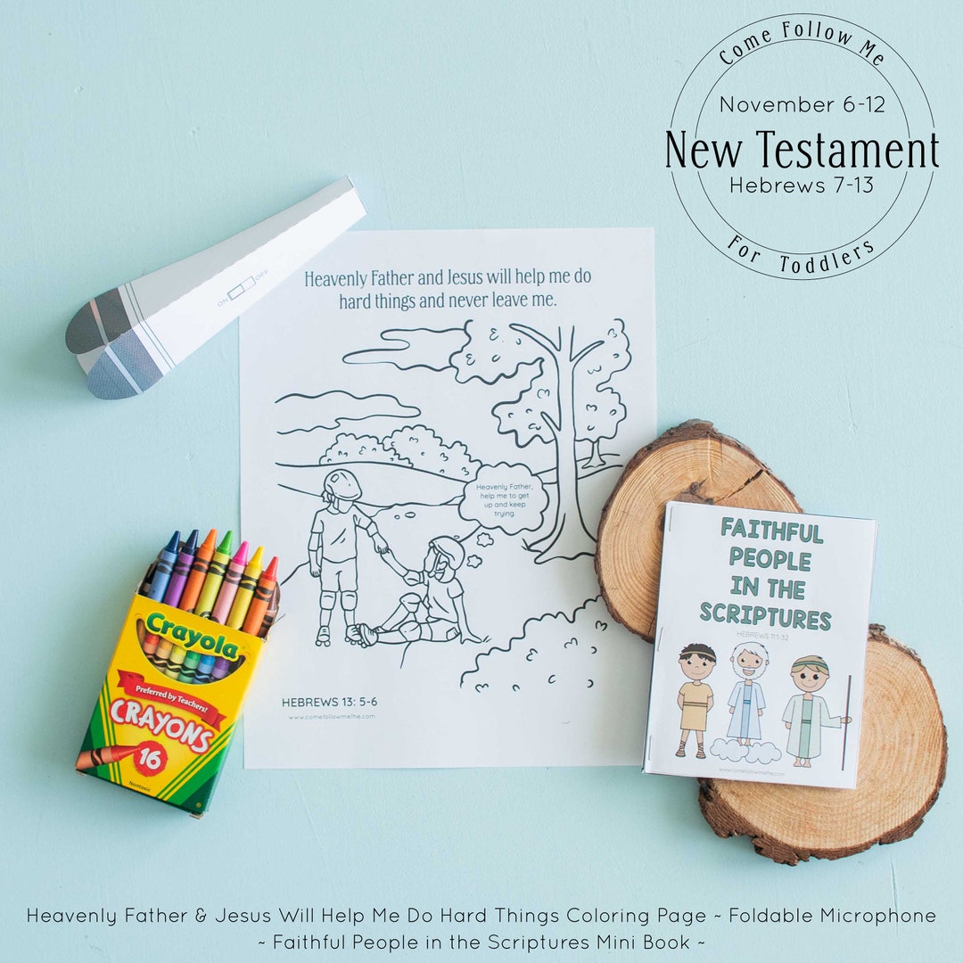 Come Follow Me Primary 2023 TODDLER: New Testament Lesson 46 November 6 ...