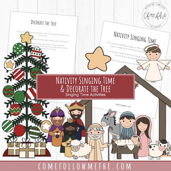 Nativity Puzzle - Etsy