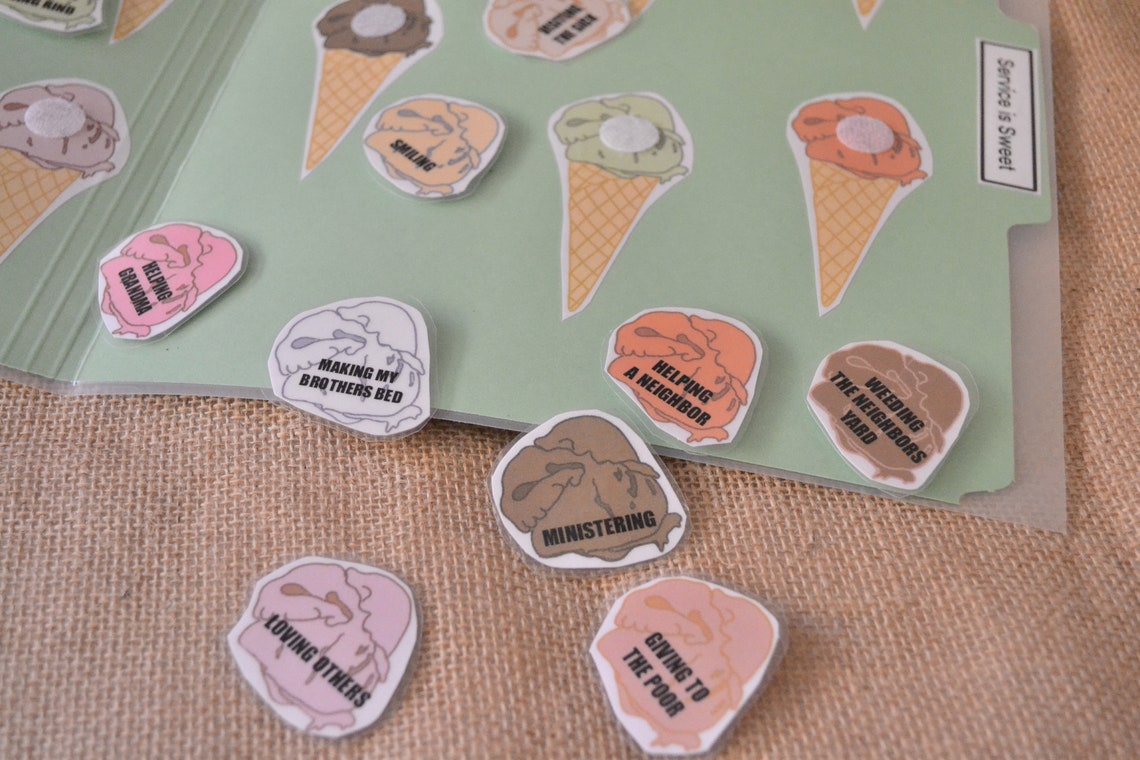 Service is Sweet File Folder Game - Etsy