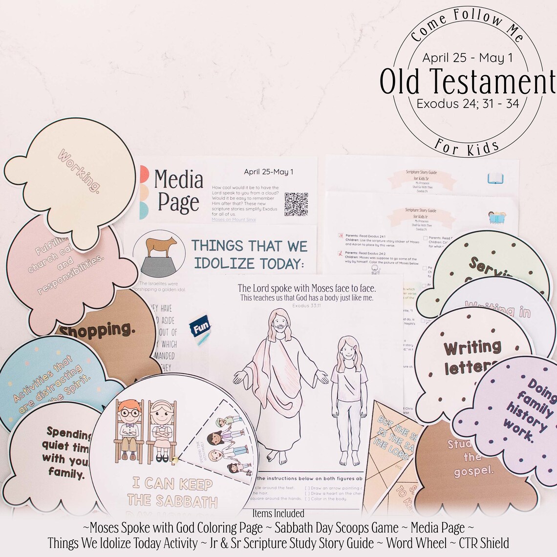 Come Follow Me Primary 2022 ELEMENTARY: Old Testament Lesson | Etsy