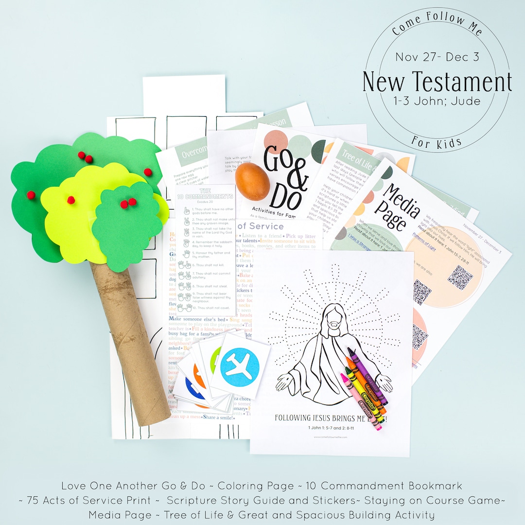 Come Follow Me Primary 2023 ELEMENTARY: New Testament Lesson 49 Nov 27 ...