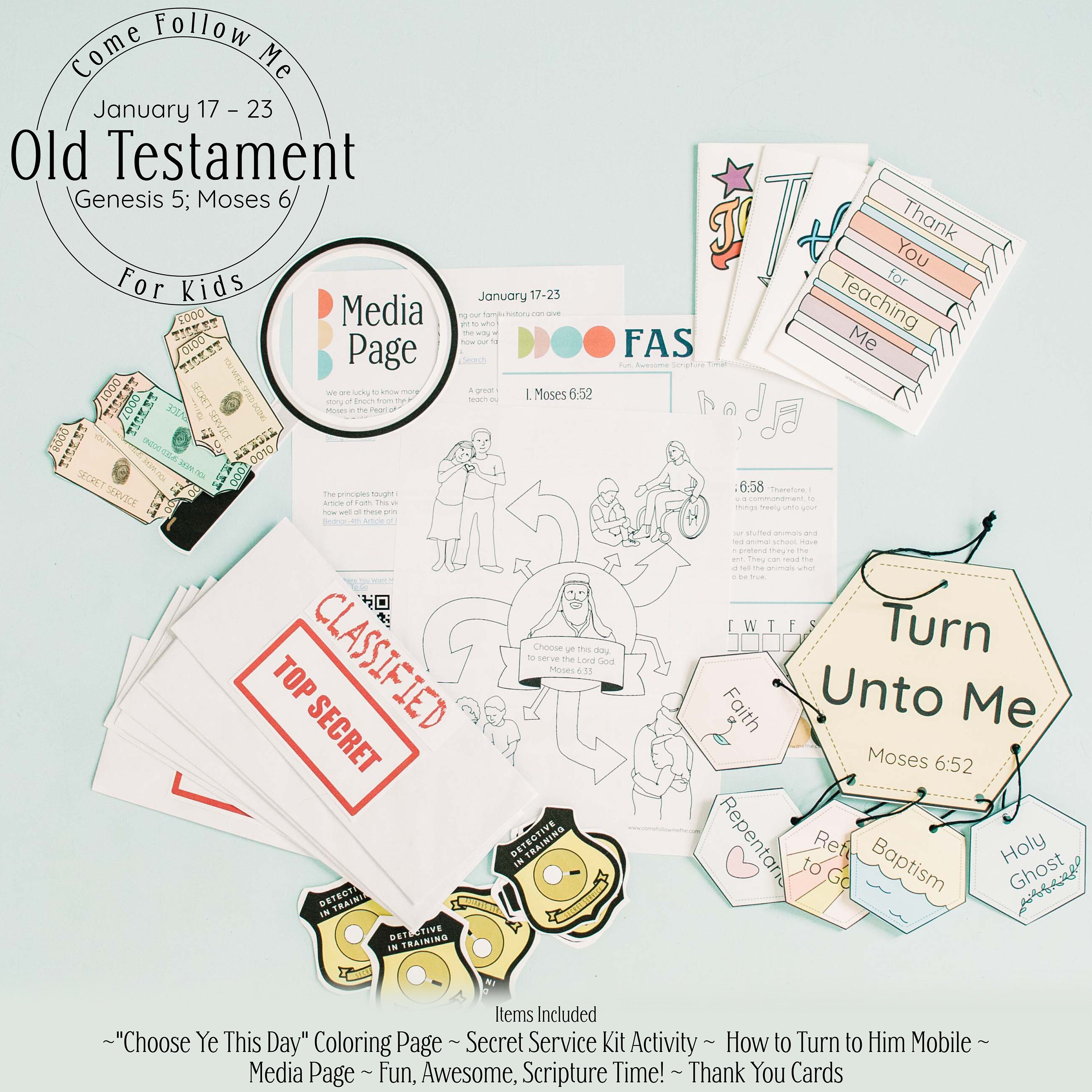 Come Follow Me Primary 2022 STANDARD: Old Testament Lesson 4 | Etsy