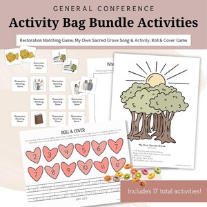 General Conference Activity Bag Bundle for Kids // April 2025, Family ...