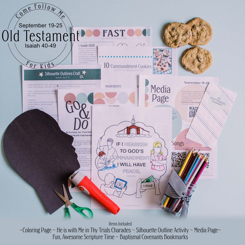 Come Follow Me Primary 2022 ELEMENTARY: Old Testament Lesson - Etsy