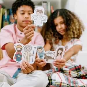 Distributable Nativity Printouts for Primary Kids // Baby Jesus, Holy ...