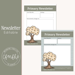 Book of Mormon Primary Presidency Bundle//lds Primary, Primary ...