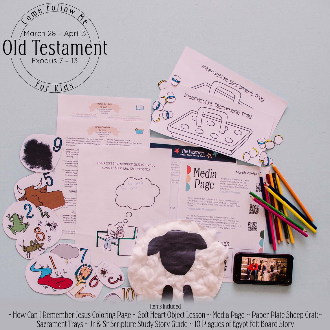 Come Follow Me Primary 2022 ELEMENTARY: Old Testament Lesson - Etsy