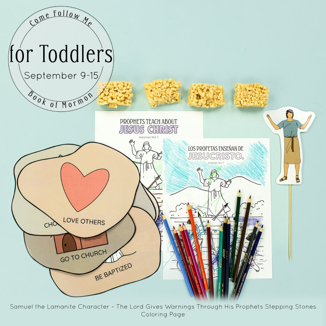 Come Follow Me Primary 2024 TODDLER: Book of Mormon Lesson 37 Sept 9-15 ...