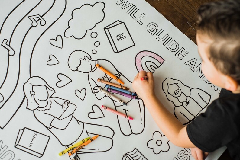 General Conference Giant Coloring Page // LDS General - Etsy