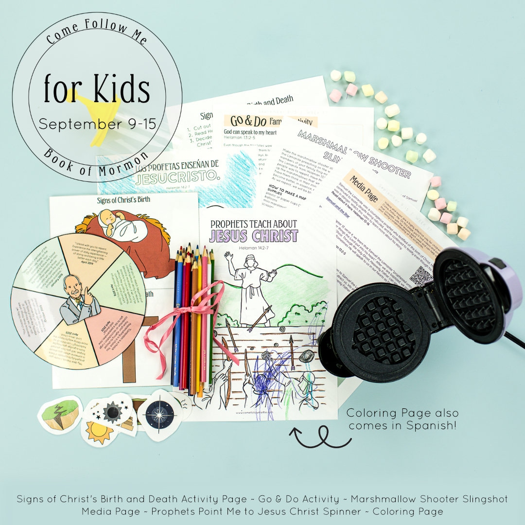 Come Follow Me Primary 2024 ELEMENTARY: Book of Mormon Lesson 37 Sept 9 ...