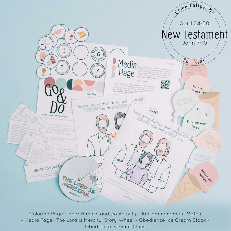 Come Follow Me Primary 2023 ELEMENTARY: New Testament Lesson - Etsy