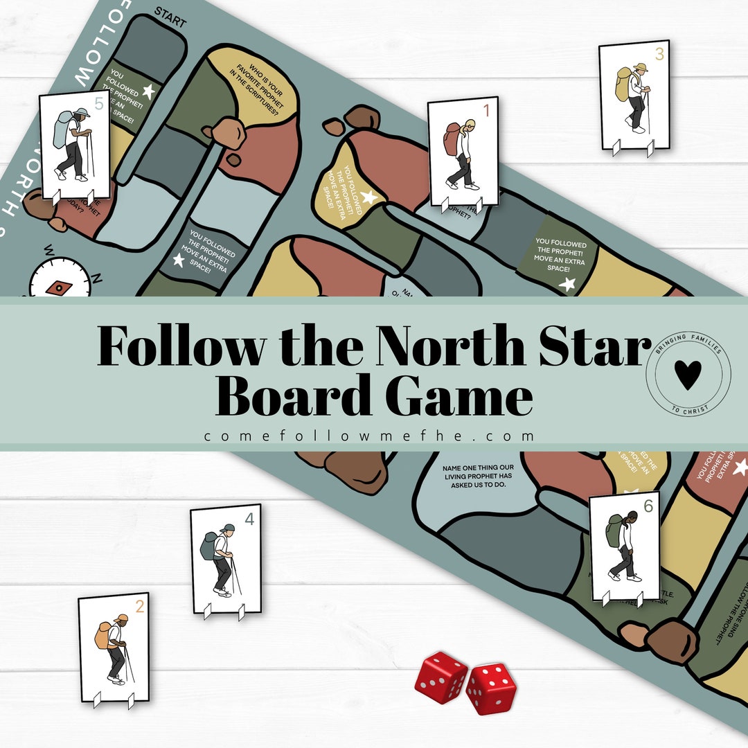 Follow the North Star Board Game - Etsy