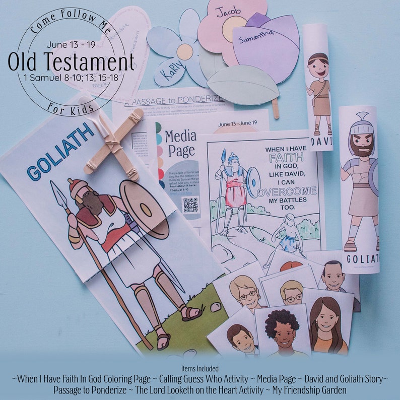 Come Follow Me Primary 2022 ELEMENTARY: Old Testament Lesson - Etsy