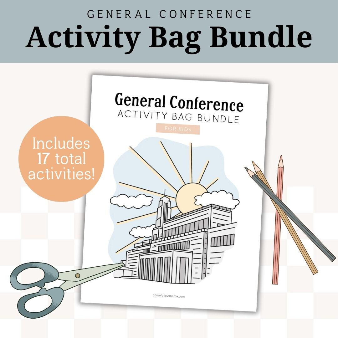 General Conference Activity Bag Bundle for Kids // October 2025, Family ...