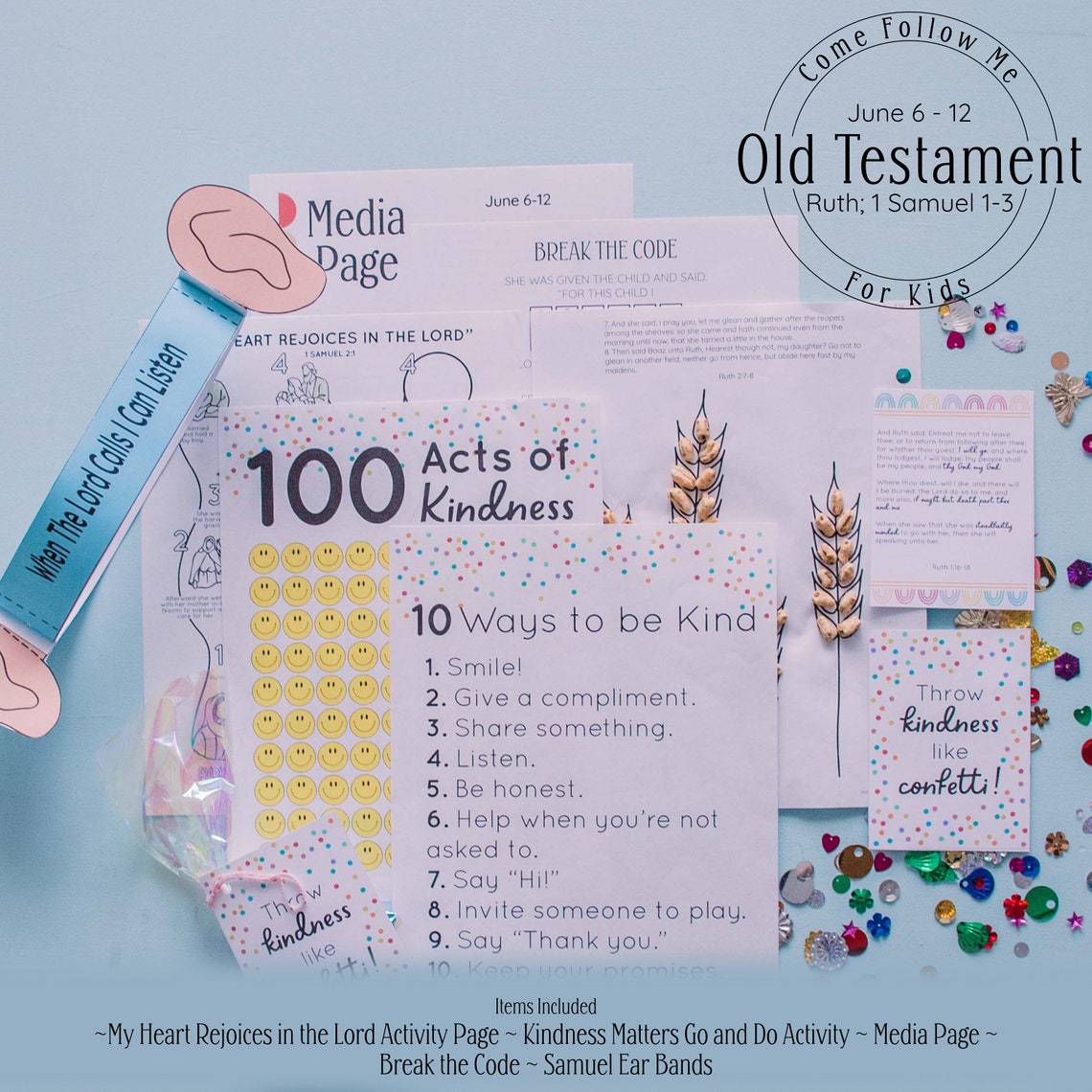 Come Follow Me Primary 2022 ELEMENTARY: Old Testament Lesson - Etsy