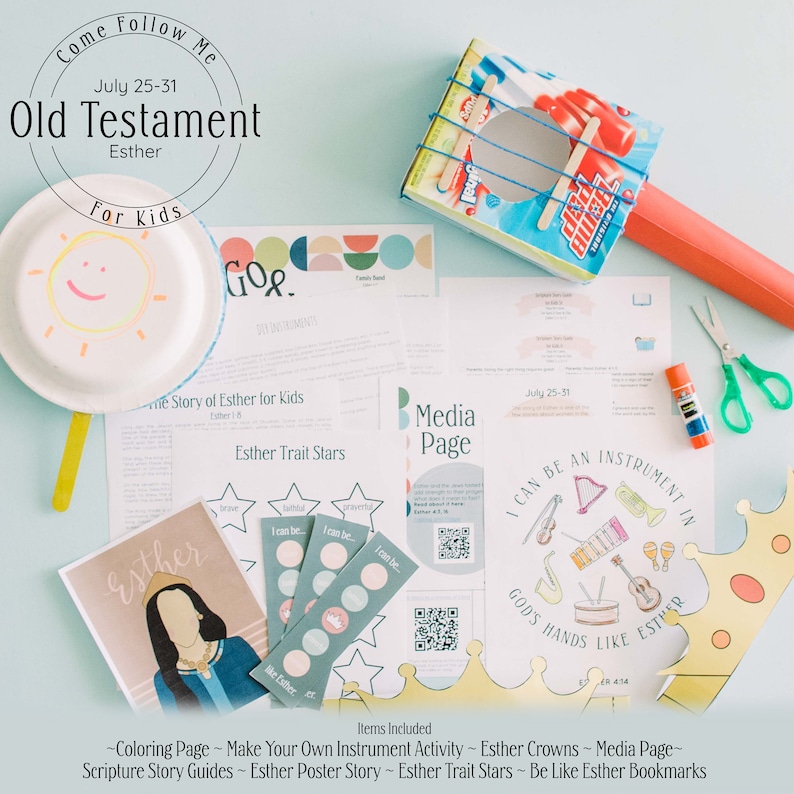 Come Follow Me Primary 2022 ELEMENTARY: Old Testament Lesson - Etsy