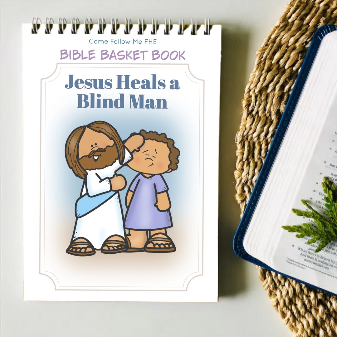 Jesus Heals a Blind Man // New Testament, Bible Story for Kids, Bible ...