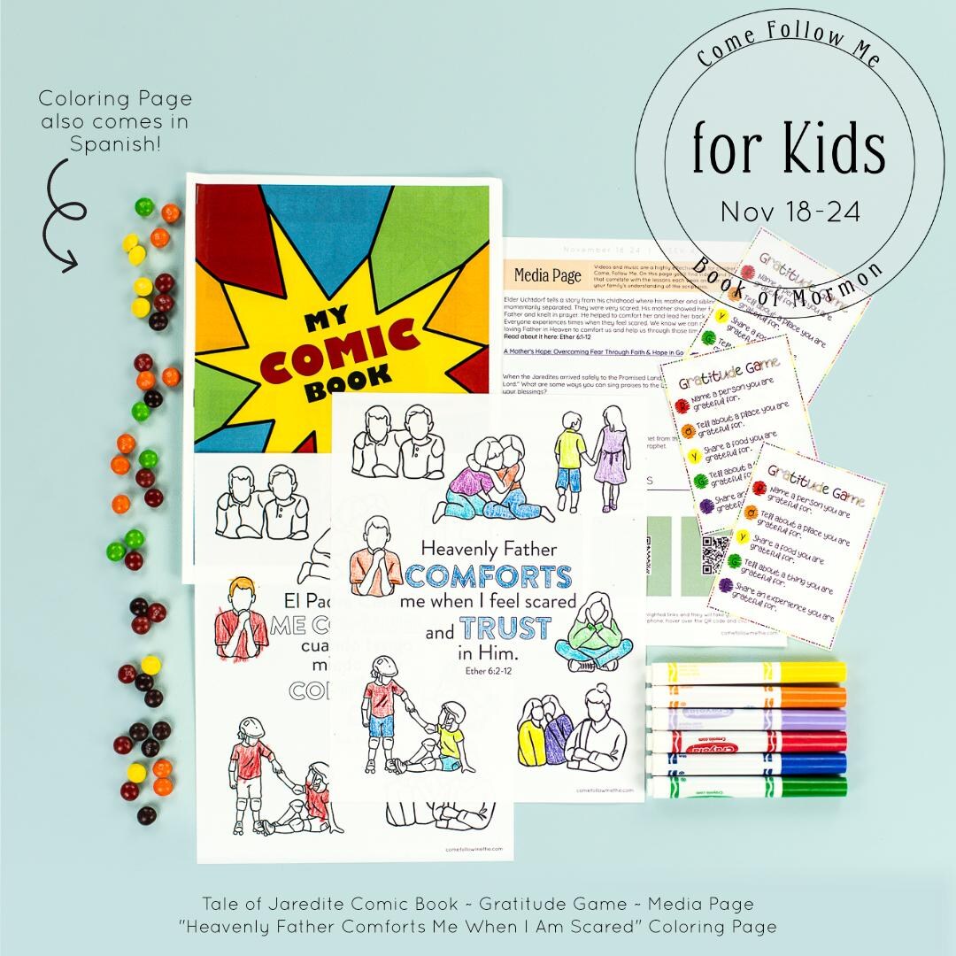 Come Follow Me Primary 2024 ELEMENTARY: Book of Mormon Lesson 47 Nov 18 ...