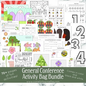 General Conference Activity Bag Bundle for Kids // October 2023, Family ...