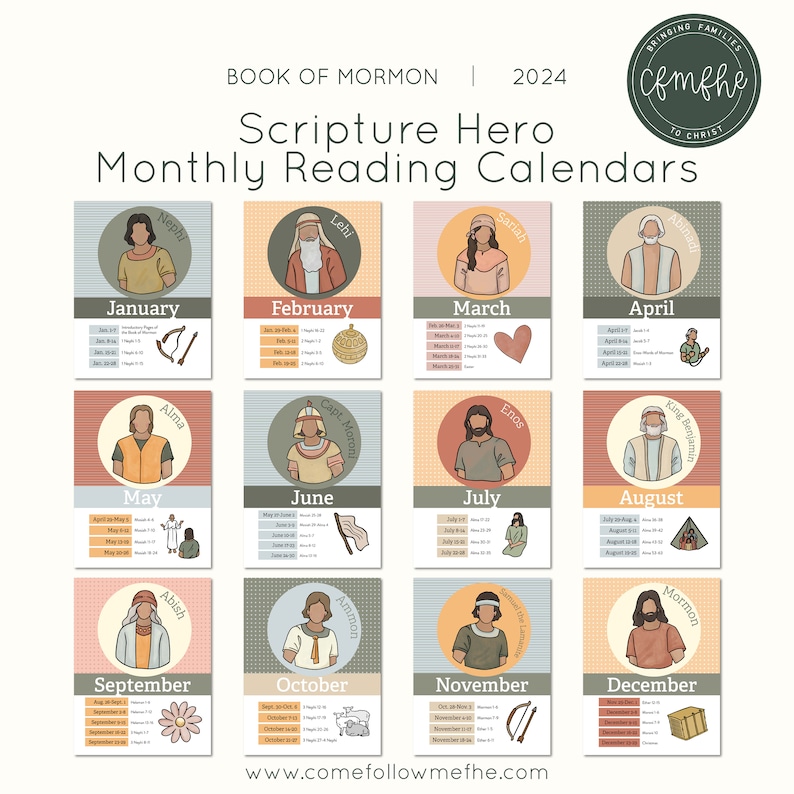 Book of Mormon Primary Presidency Bundle//lds Primary, Primary ...