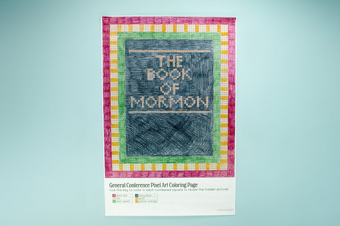 General Conference Giant Coloring Page // LDS General Conference, April ...