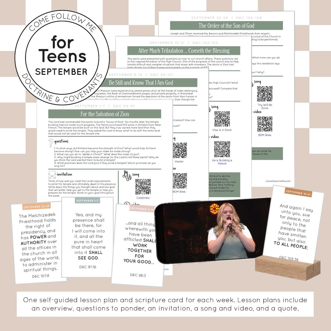 TEEN: Doctrine and Covenants | September Lessons | Sept 1-28 // Come ...
